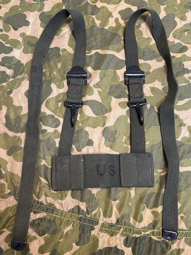 US VIETNAM ERA M1956 CANVAS FIELD BUTT PACK ADAPTER STRAP UNISSUED WEB ...