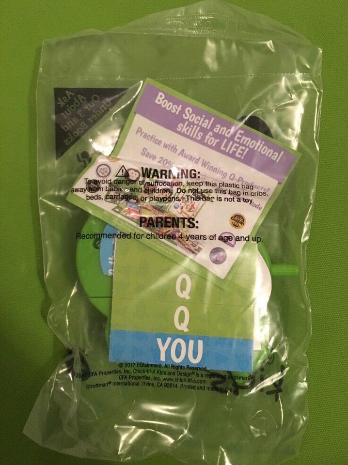 Chick-fil-A Q Wunder Q's Race to the Finish Game Scroller Kid's Meal ...