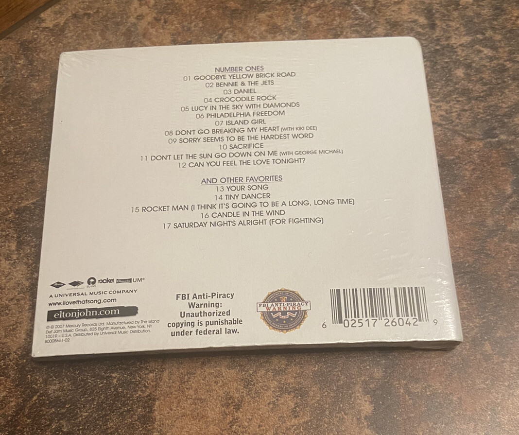 Elton John Rocket Man Number Ones