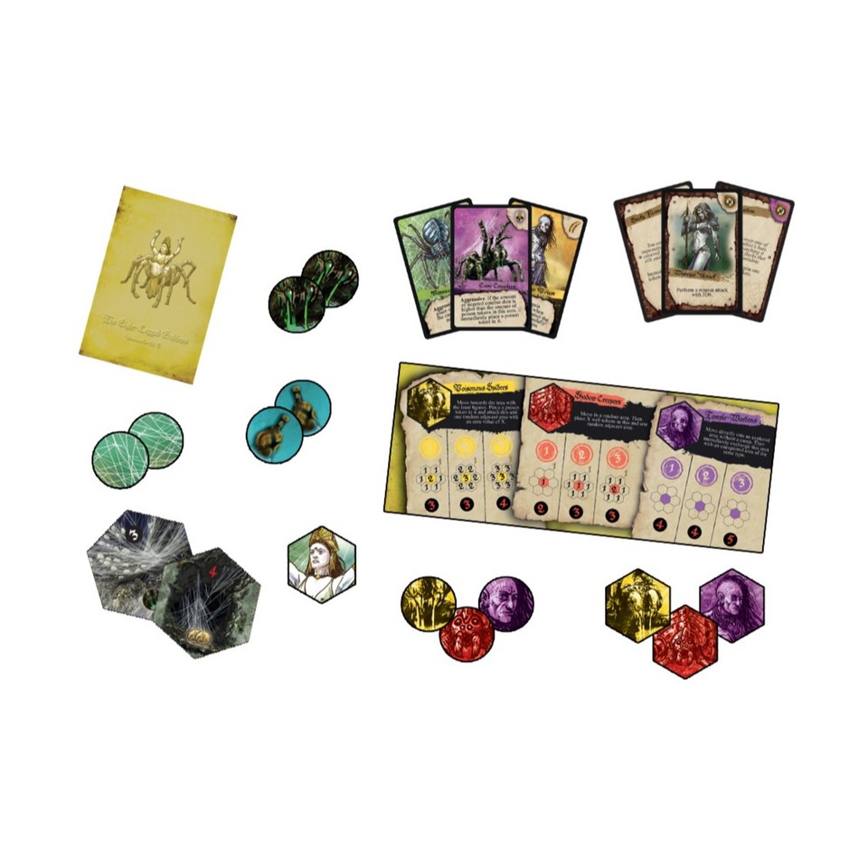 VooDoo Games Board Game Isles of Terror - The Eight-Legged Goddess Box ...