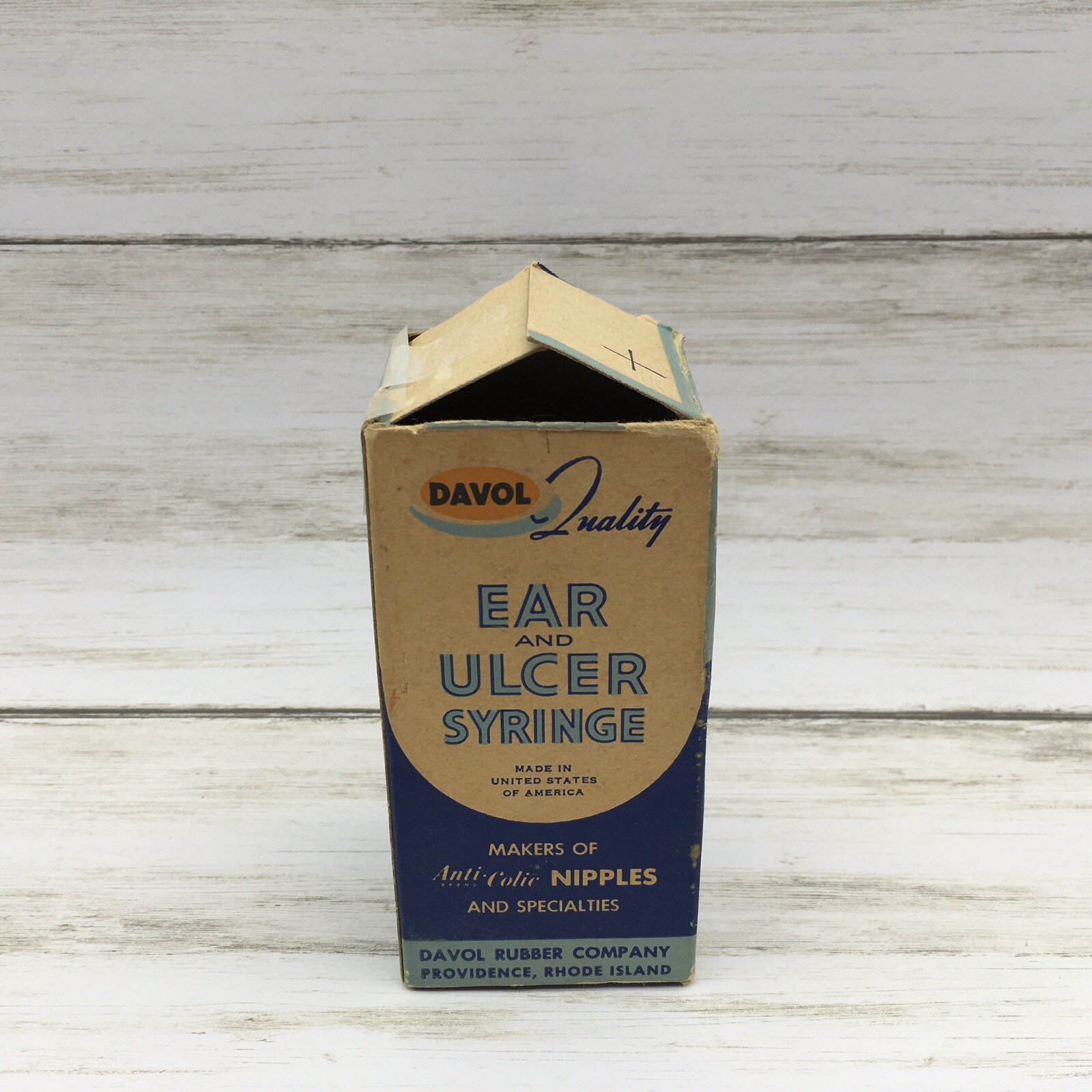 Vintage Davol Rubber Infant Ear and Ulcer Syringe Advertising | eBay