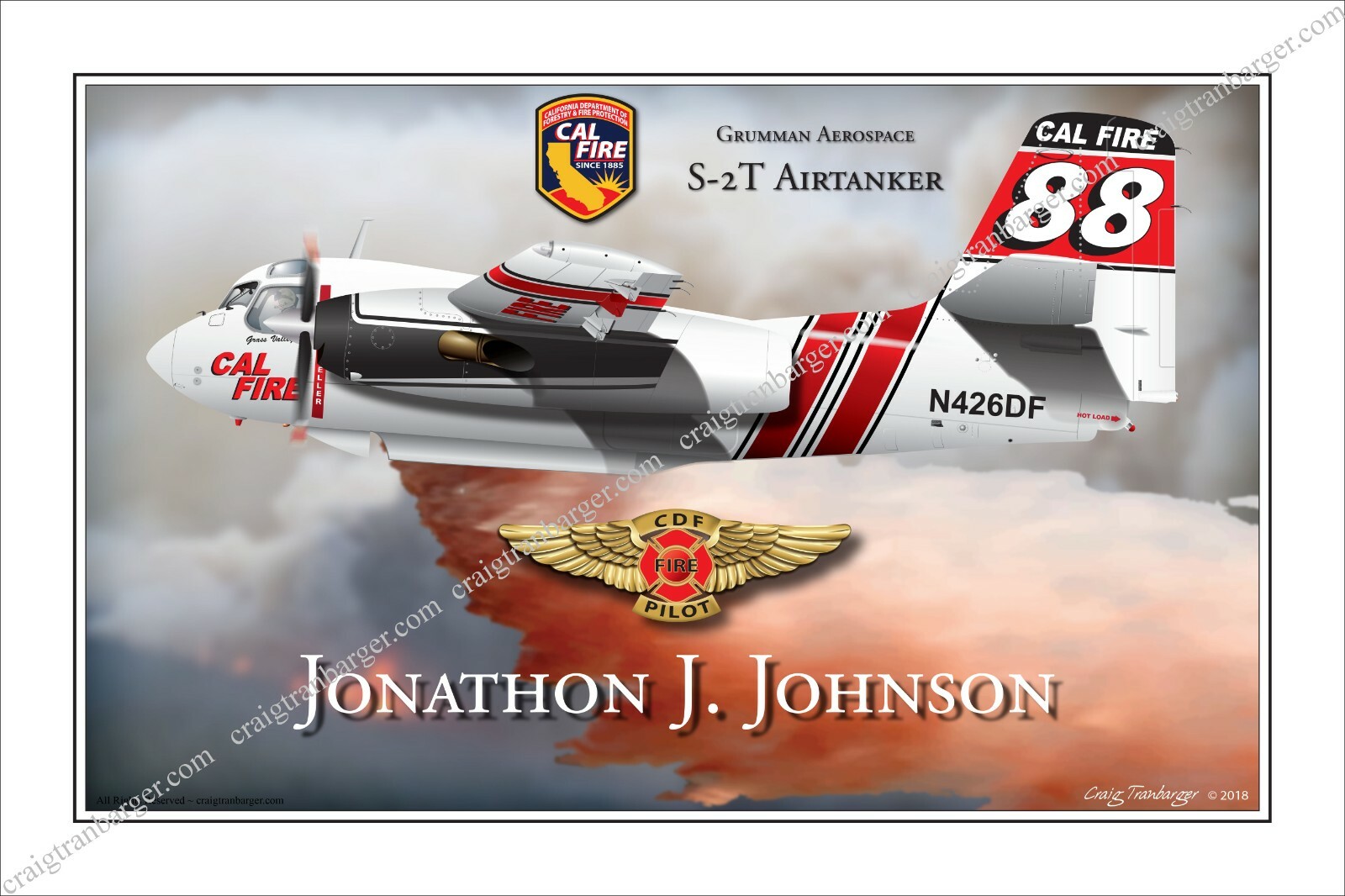 Aircraft,Grumman,S2,S2T,airtanker,Cal,Fire,Department,Forestry ...