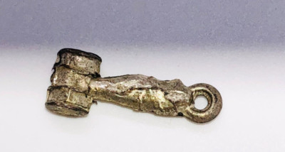 Vintage Gumball Charm - GAVEL / HAMMER JUDGE COURT / Silver Clad ...