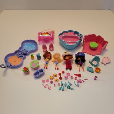 Strawberry Shortcake Bandai Mini Dolls, Playsets, and Accessories Lot ...