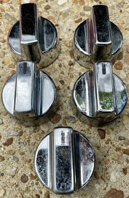 CHAR-GRILLER CHARGRILLER GAS GRILL KNOB SET, FIVE (5) KNOBS, SILVER ...