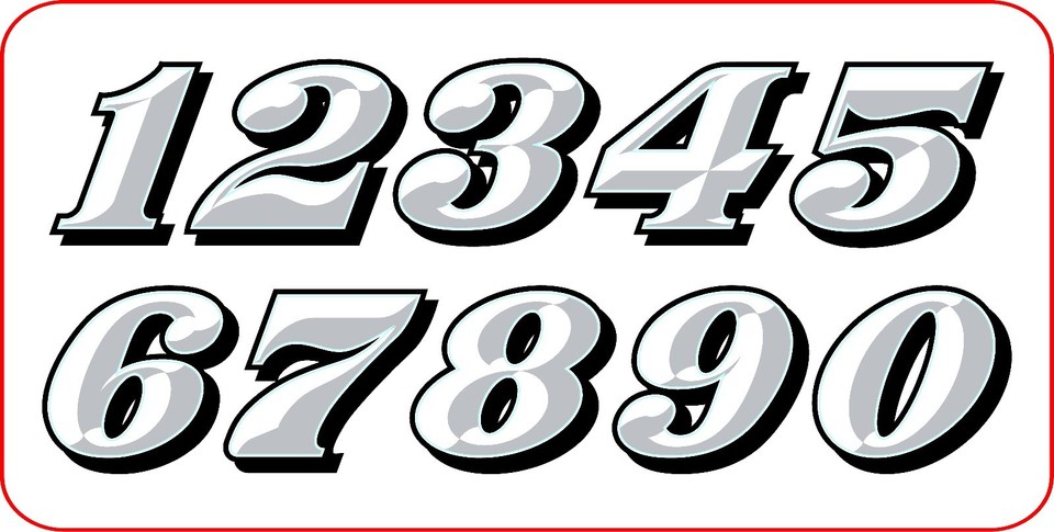 RACE CAR NUMBERS PACKAGE DIRT LATE MODEL MODIFIED STREET STOCK IMCA | eBay
