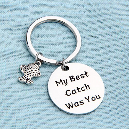 Fishing Lure Jewelry My Best Catch was You Fisherman Gifts Fisherman ...