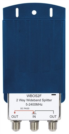 LABGEAR 2-way Wideband Splitter 5-2400MHz TV Aerial External Signal ...