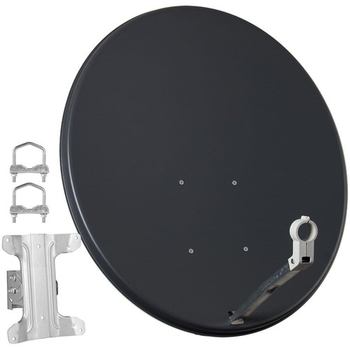 Satellite Dish Steel Antenna Sky Freesat CORAB 80cm HD 4K 8K 3D HOTBIRD ...