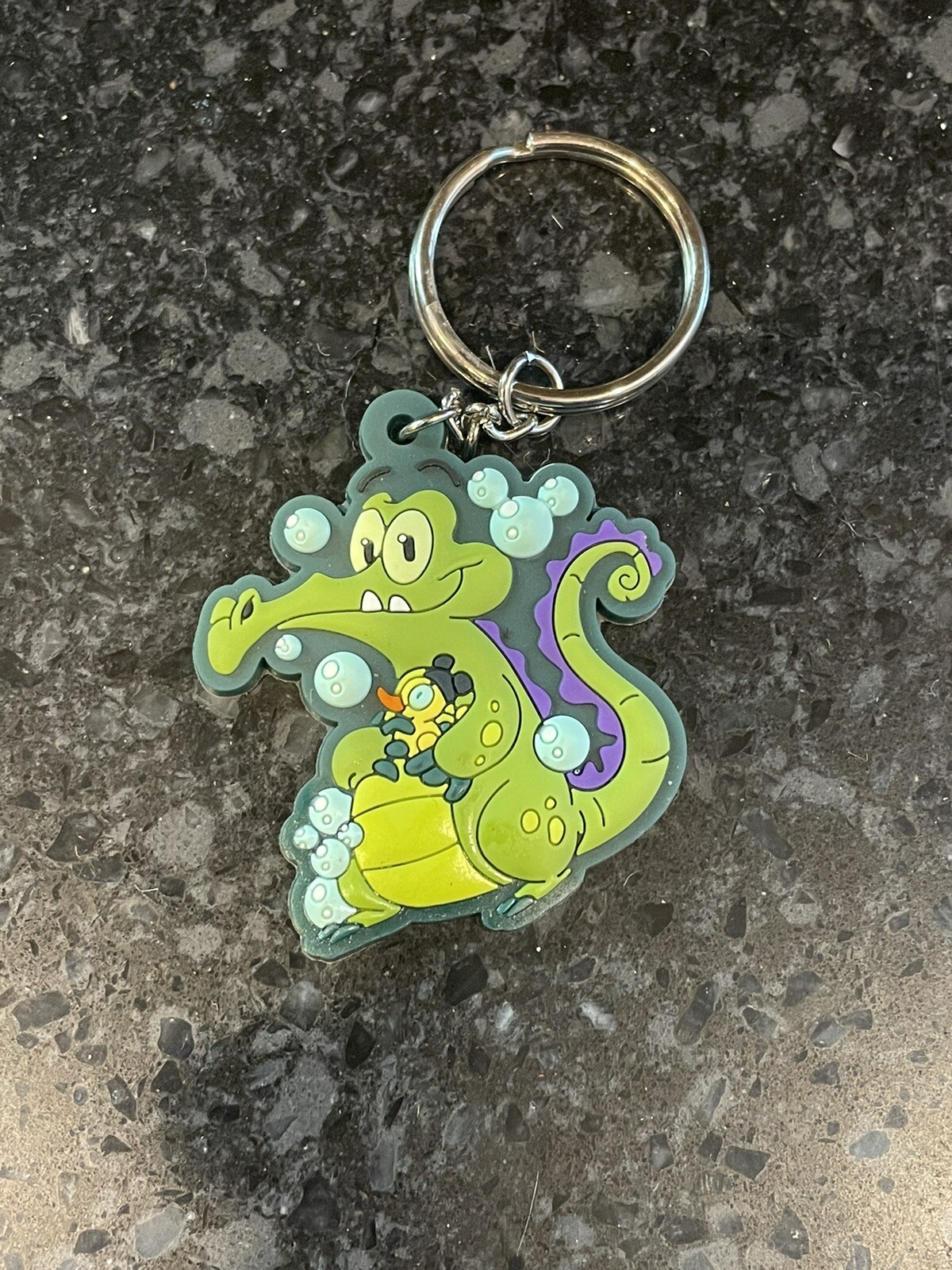 Rare Disney Where’s My Water? Swampy Rubber Ducky Toy Key Chain Ring ...