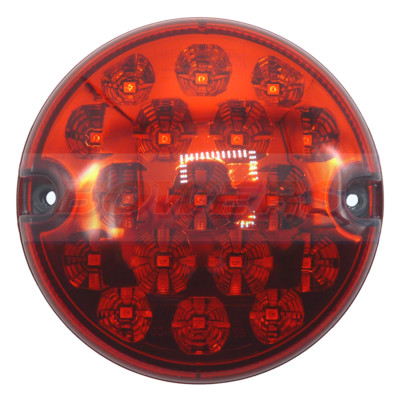 95MM LED ROUND REAR STOP/TAIL LAMP LIGHT UPGRADE LAND ROVER 90 110 ...