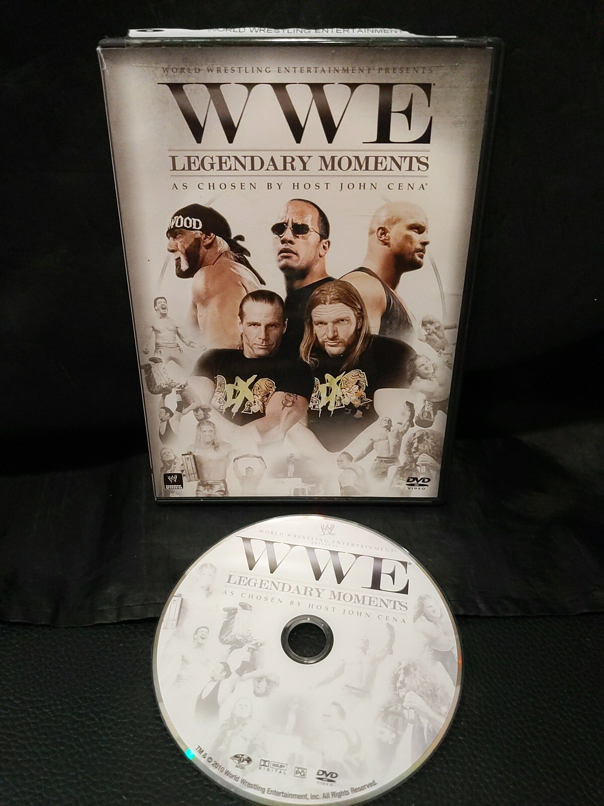 WWE: Legendary Moments as Chosen by John Cena DVD Rock Hogan Stone Cold ...