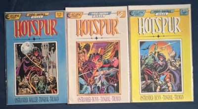 Hotspur #1-3 Lot Eclipse Comics 1987 2 & 3 Signed by Ostrander NM | eBay