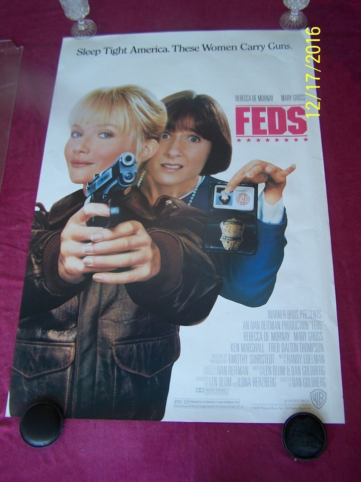 FEDS original 1988 movie poster single-sided - rolled Rebecca De Mornay ...