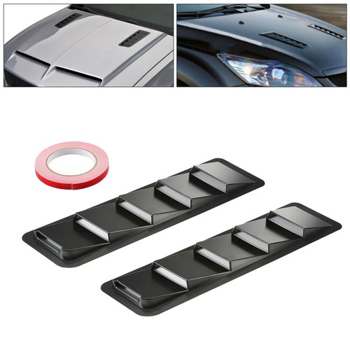2pcs Car Engine Hood Vent Louver Scoop Air Flow Intake Cooling Panel ...