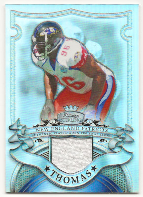 2007 Topps Bowman Sterling #BSVR-AT Adalius Thomas (Relic) Ref 159/199 ...