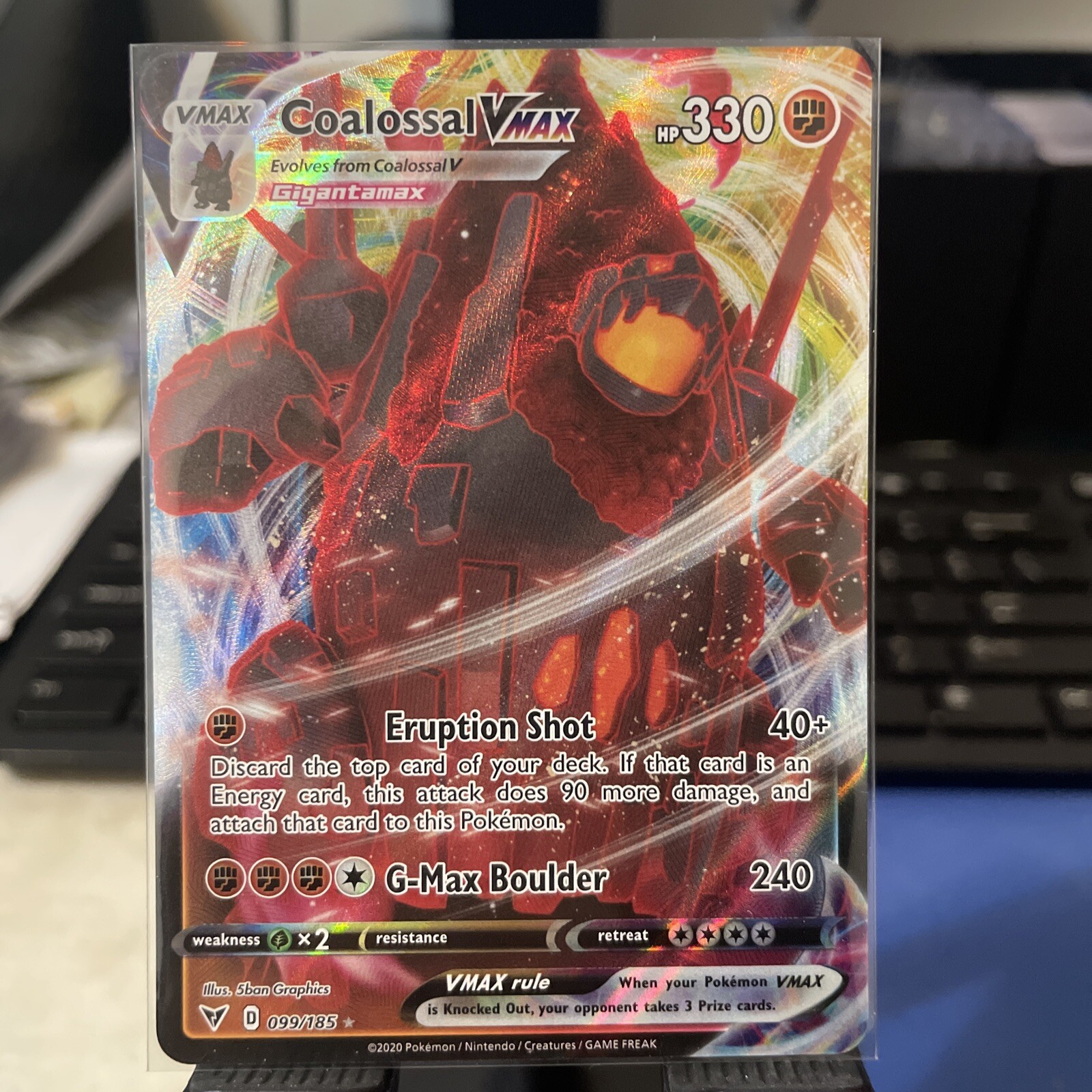 Coalossal Vmax Full Art 099/185 Vivid Voltage Near Mint | eBay