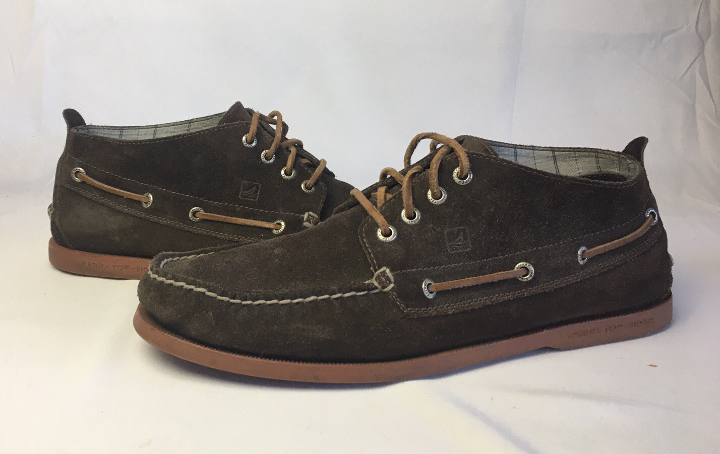 Sperry Top Siders Suede Chukka Ankle Mid Cut Men's Shoes Size 13M (M ...