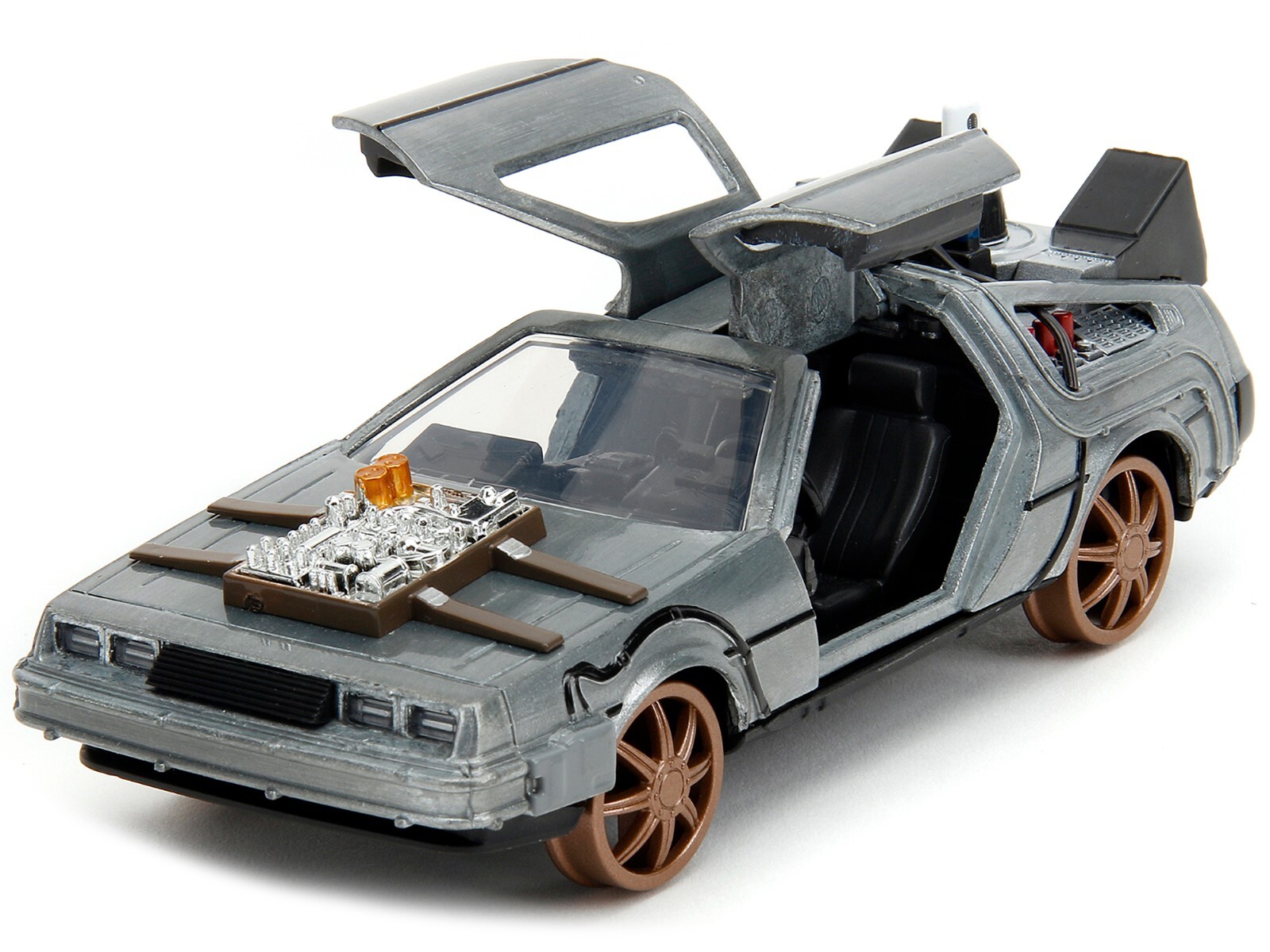 DELOREAN DMC TIME MACHINE TRAIN VER. "BACK TO THE FUTURE 3" 1/32 BY ...