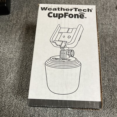 WeatherTech CupFone Adjustable Cup Holder Car Mount for Cell Phones NEW ...