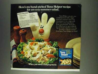 1978 Betty Crocker Tuna Helper Ad - Summer Tuna Salad | eBay