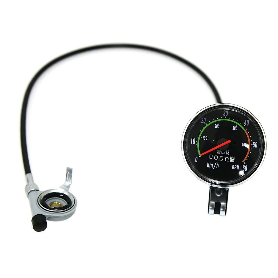 Vintage Old Style Speedometer Fit 49cc 60cc 80cc Motorized Bicycle ...