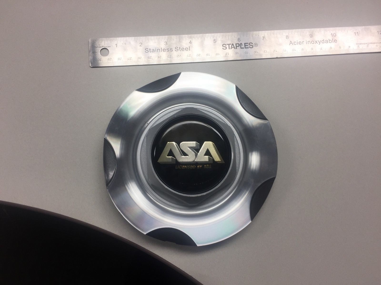ASA LICENSED BY BBS WHEEL CENTER CAP P/N 8B.711 for ASA ES1 NOS!!! | eBay