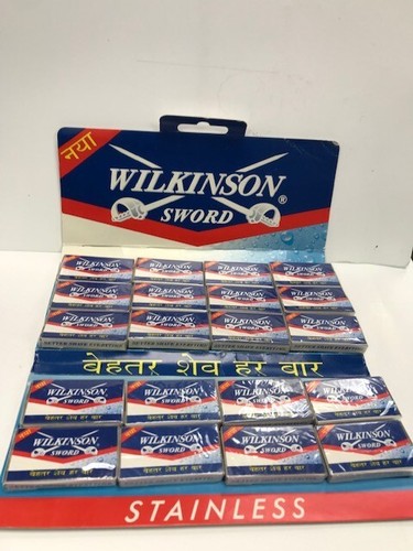 100 X Wilkinson Sword STAINLESS Double Edge Safety Razor Blades | eBay