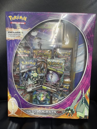 Pokemon Ultra Beasts Premium Collection Box Pheromosa GX SM4 -8 Booster ...