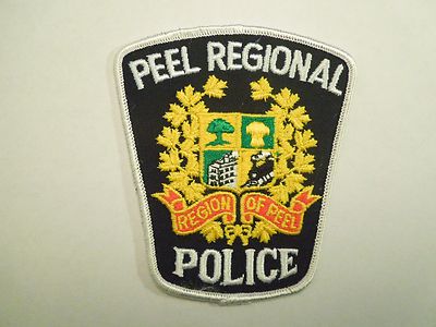 Vintage Canada Peel Regional Police - Farming Train Factory Image Iron ...