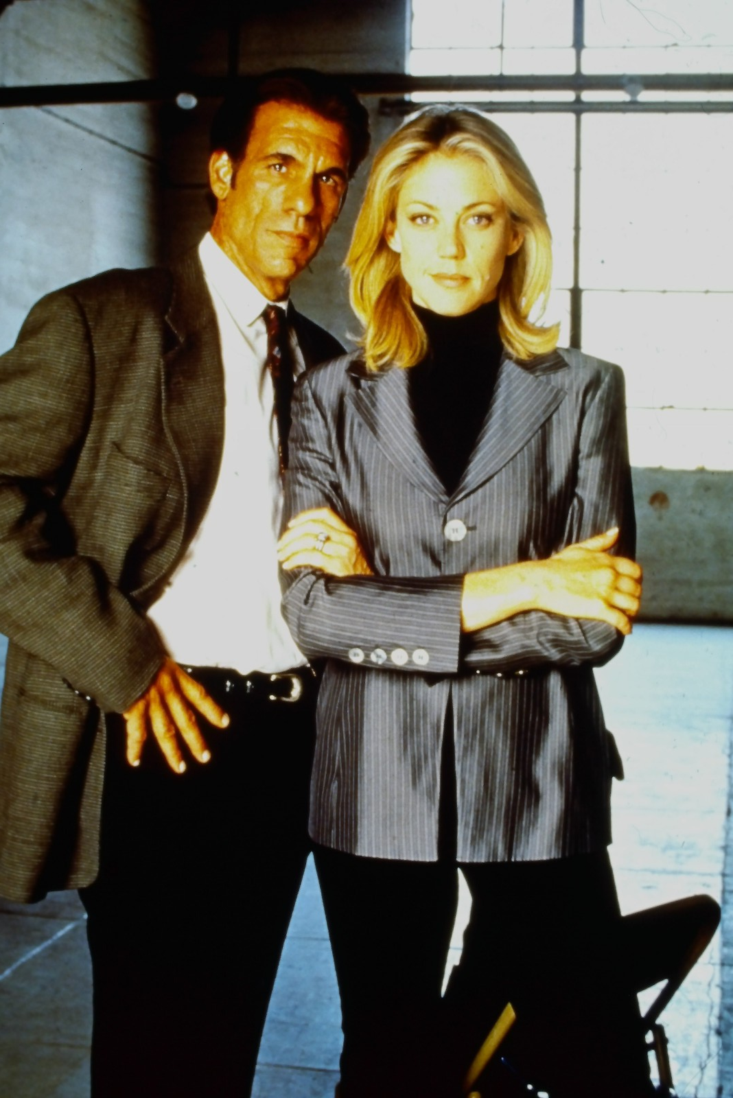 Original 35mm Slide Pin Up P43 Sexy beautiful actress model Ally Walker ...