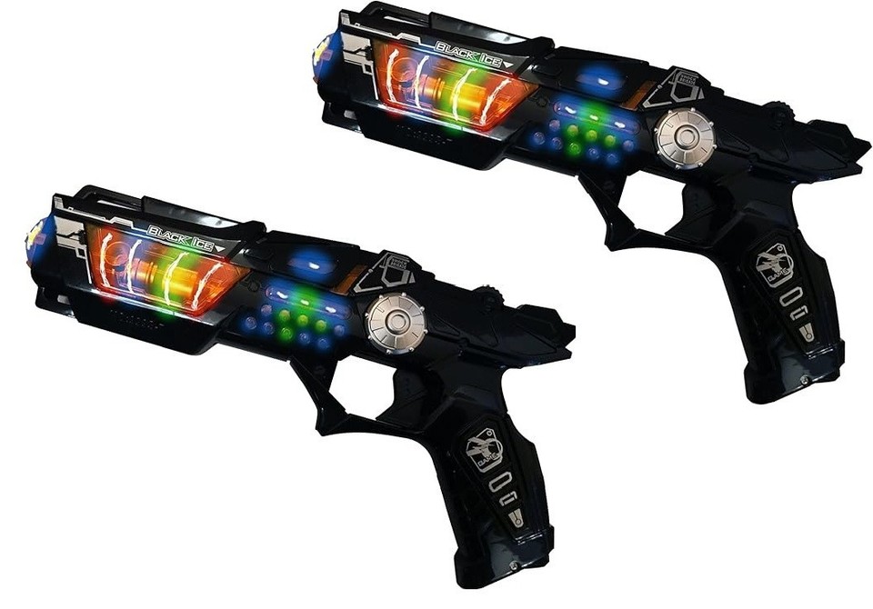 Space Gun Super Sound Light Electronic Series with Lights and Noise 2pk ...