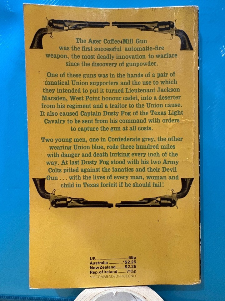 The Devil Gun By JT Edson 1979 Corgi Western Paperback Book 72H | eBay UK