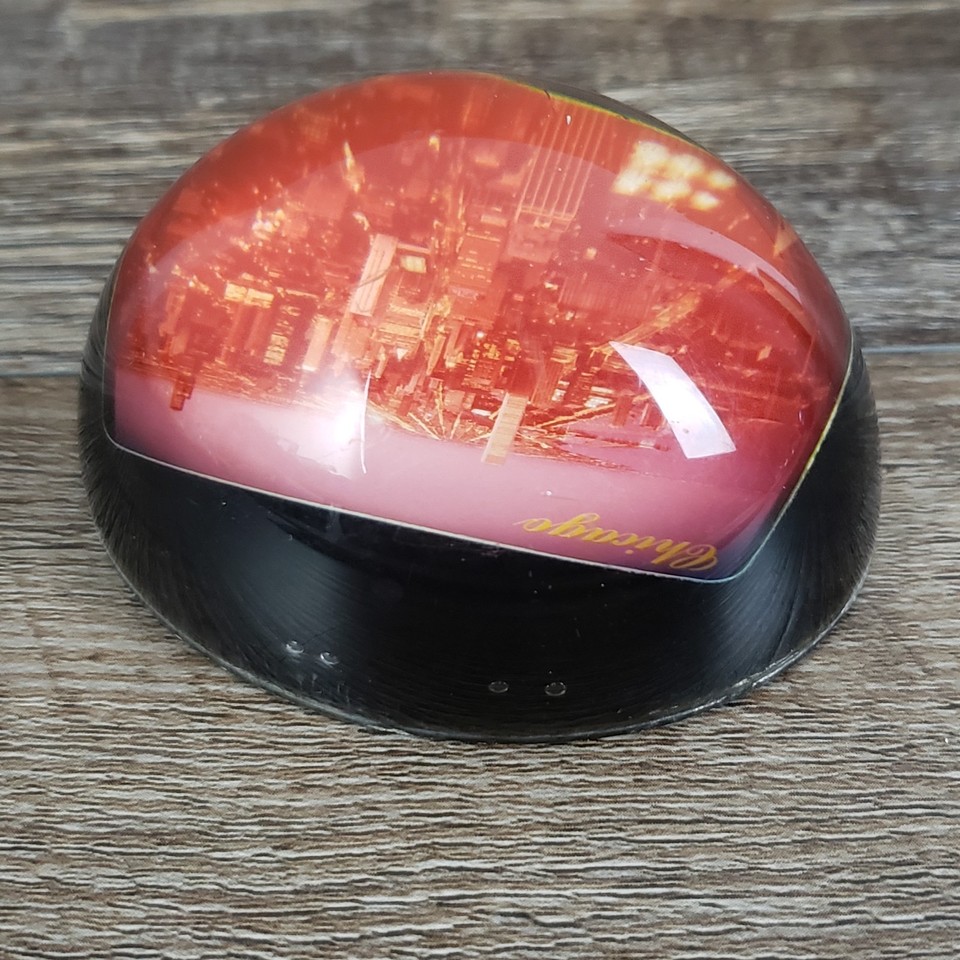 VTG Acrylium Resin Chicago Paperweight City Landscape Photo Resin ...