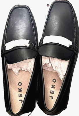 Brand New JEKO Men black Tassel Buckle Loafers Shoes Size 10 | eBay