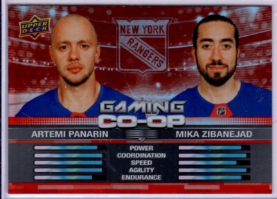 2024-25 Upper Deck Series 1 Panarin/Zibanejad Gaming CO-OP Card # CGO ...