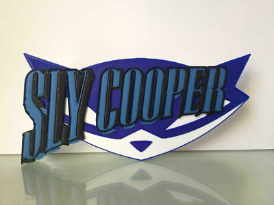 Sly Cooper Logo Video Game Collectible Display Text Ornament Stand Memorabilia | eBay UK