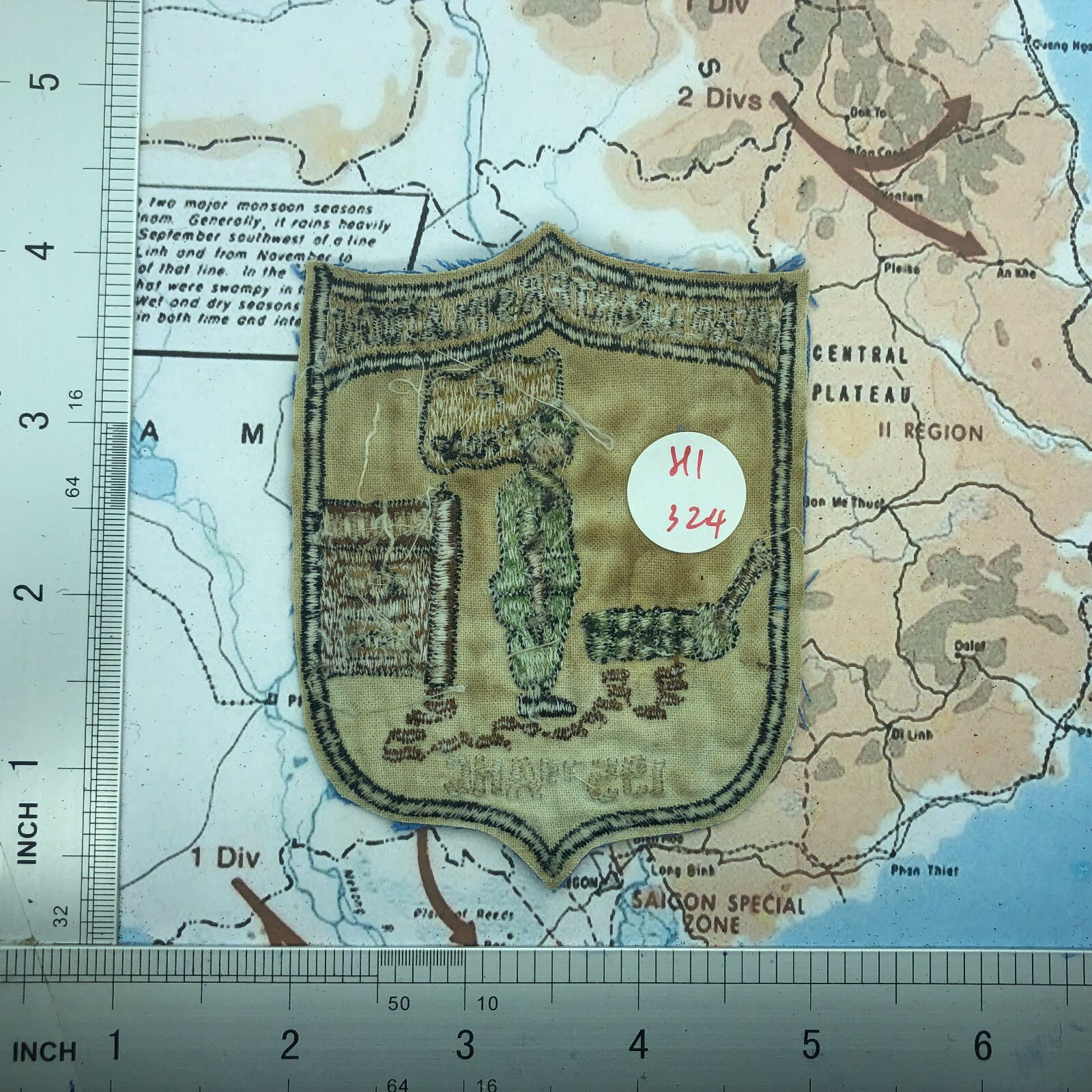 Patch , US Army 195th AHC Attack Helicopter Co. HQ Platoon F Trp ...