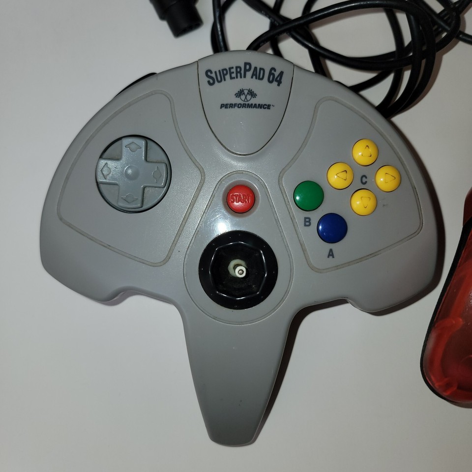 Performance Super Pad 64 + High Frequency Wired Controller For Nintendo ...