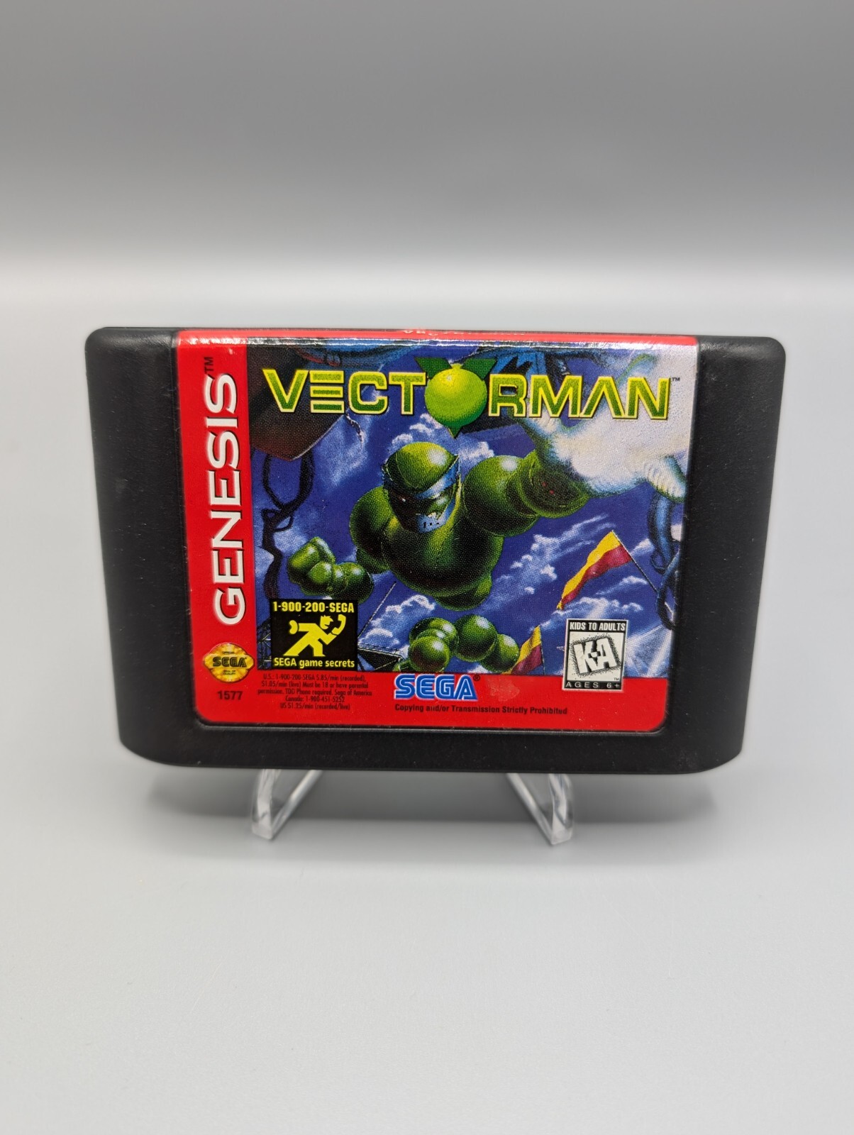 Vectorman 1 (Sega Genesis, 1995) Authentic - Tested/Working 10086015775 ...