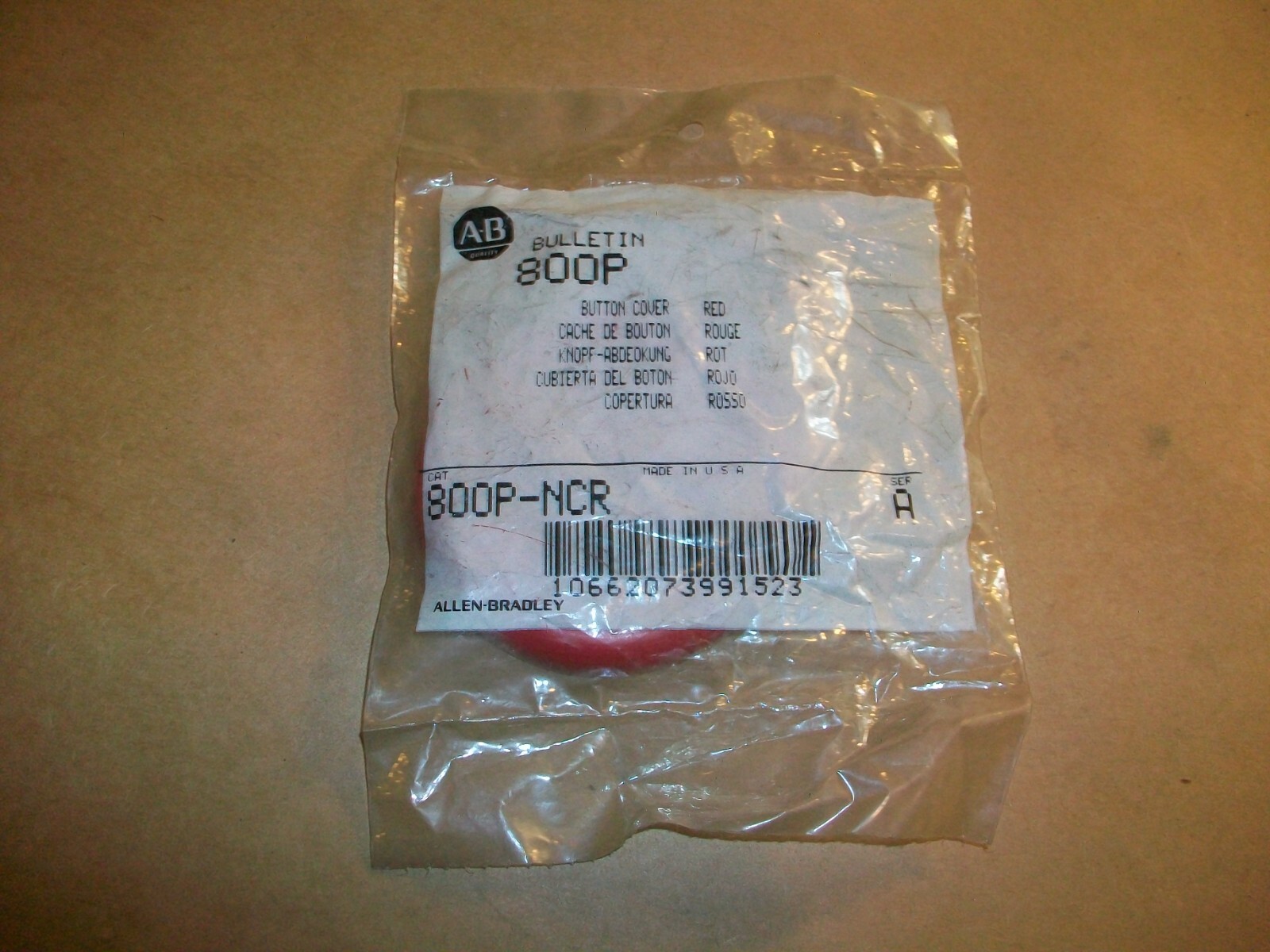 Allen Bradley 800P-NCR Button Cover NEW | eBay