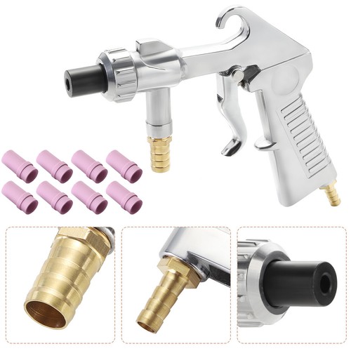 Sandblaster Sandblasting Gun Air Siphon Feed Nozzles Tip Sand Blaster ...