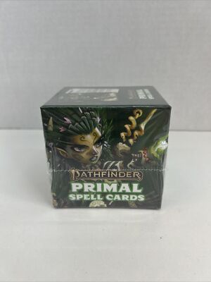 Paizo Pathfinder Spell Cards: Primal (P2) PZO Sealed New 9781640782488 ...