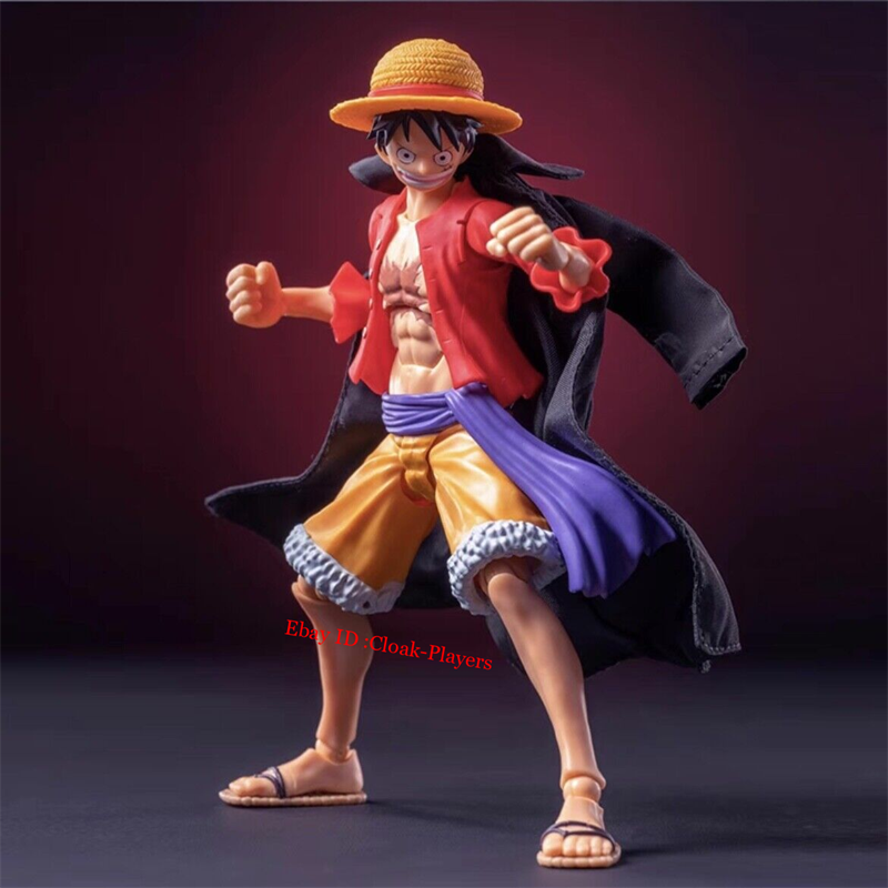 1/12 Handmade Black Wired Coat for S.H.Figuarts Monkey D Luffy Body[No ...
