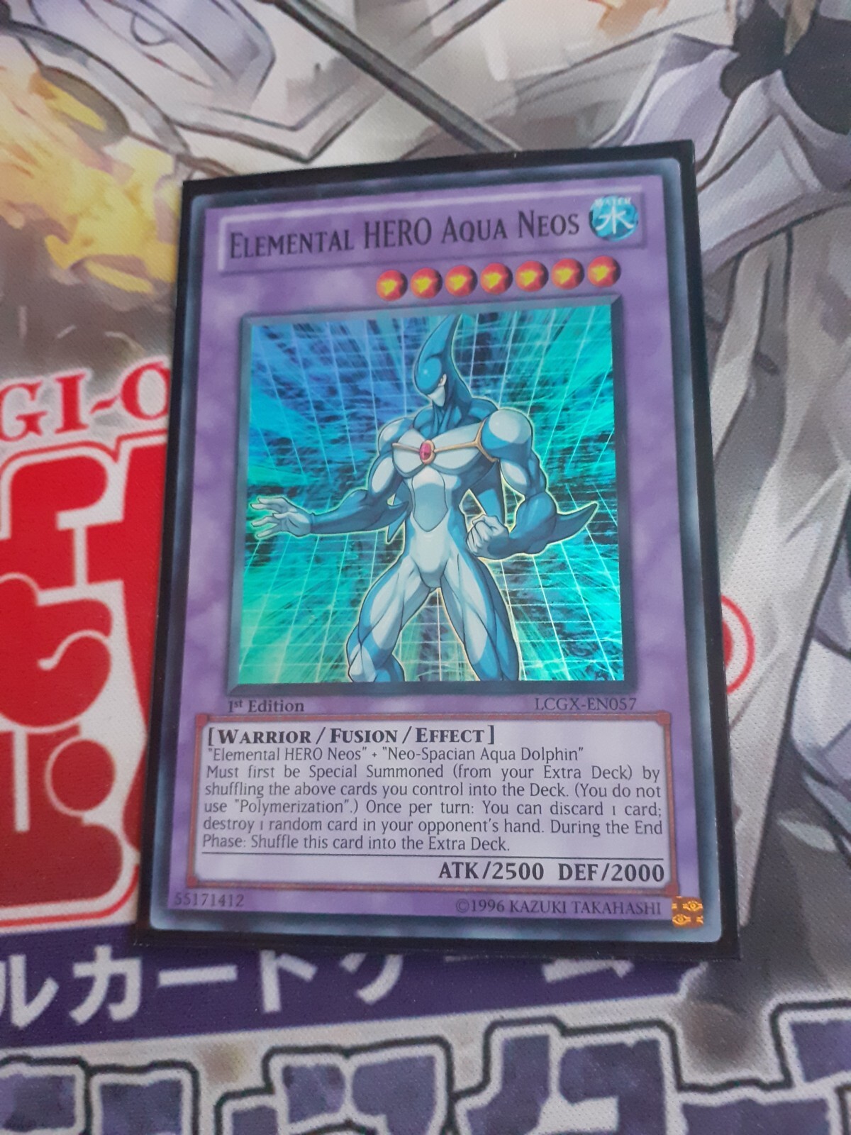 Elemental HERO Aqua Neos LCGX en057 Super Rare anglaise | eBay