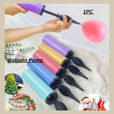 1PC Large Double Action Hand Held Portable Balloon Pump Inflator Air ...