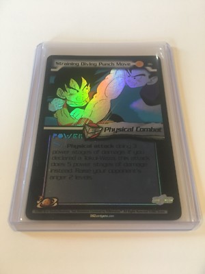Dragonball Z TCG: World Games #36 / Straining Diving Punch Move / FOIL ...