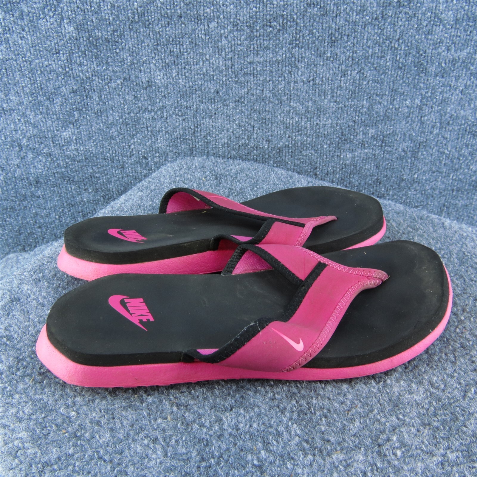 Nike Women Flip Flop Sandal Shoes Black Synthetic Si… - Gem