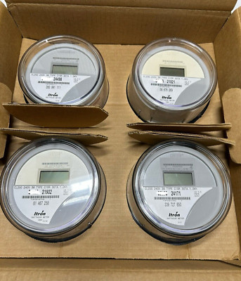Lot of 4 Itron Centron CL200 240W 3W TYPE C1SR 30TA 1.0Kh 60hz WATTHOUR ...