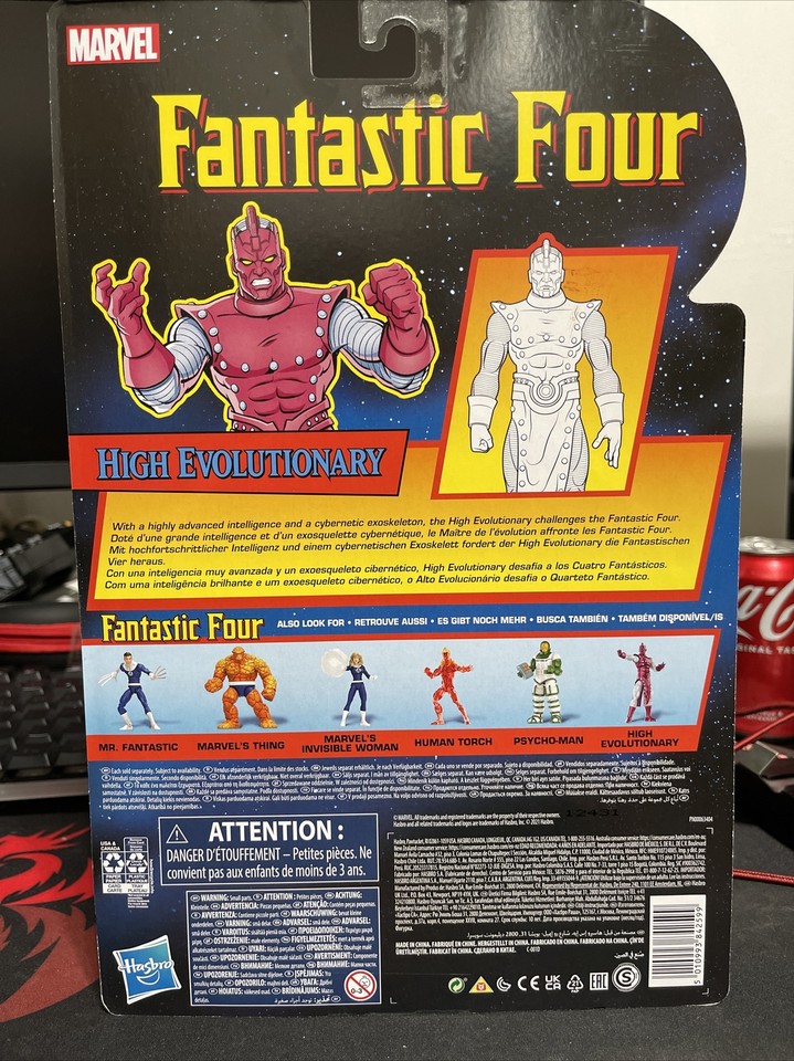 🔥Hasbro Retro Marvel Legends Fantastic Four High Evolutionary Figure In ...